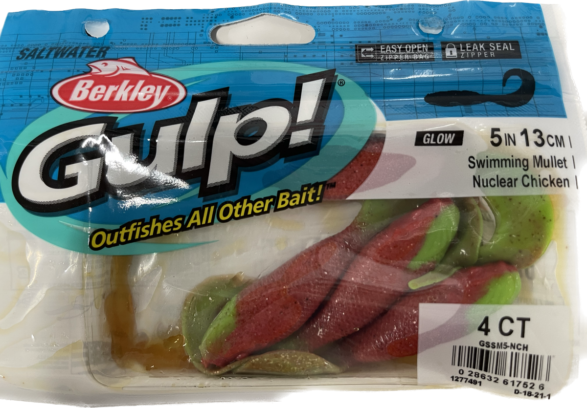 Berkley GULP! Swimming Mullet 5" 4 count – Charter Tackle Corp