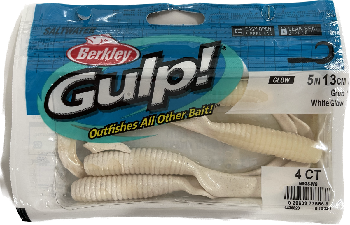 Berkley GULP! Grub 5" 4 count – Charter Tackle Corp